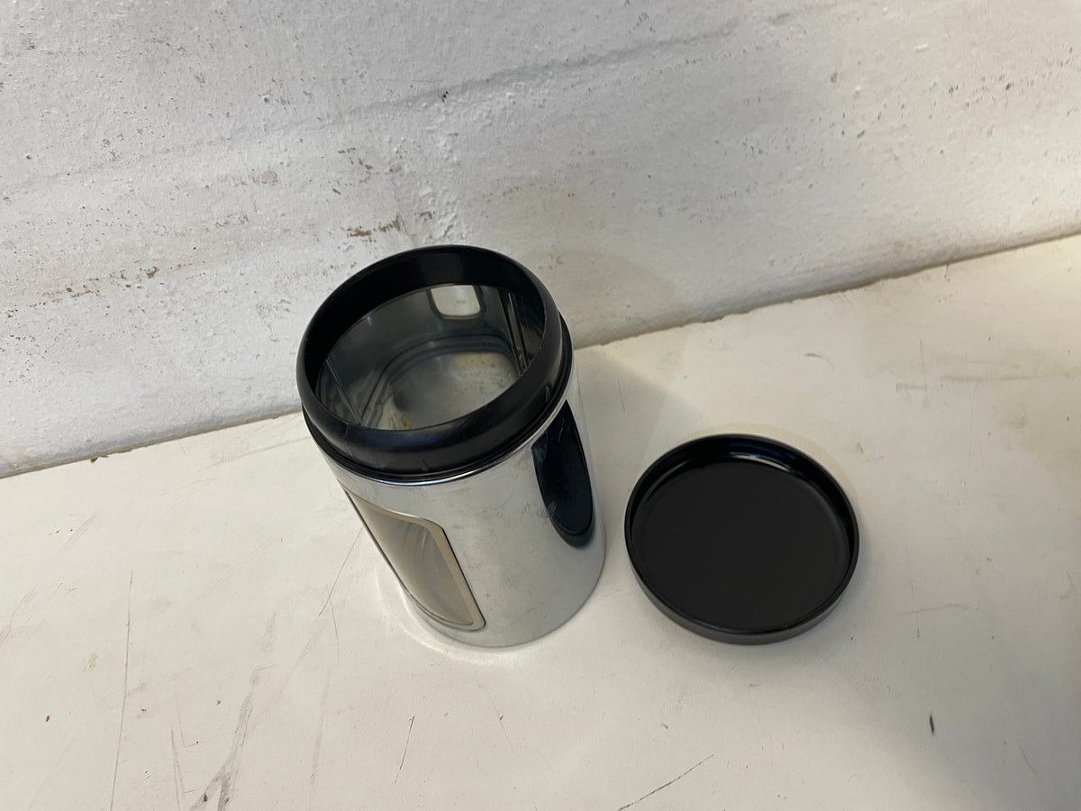 Silver & Black Canisters | 2ndhandwarehouse.com