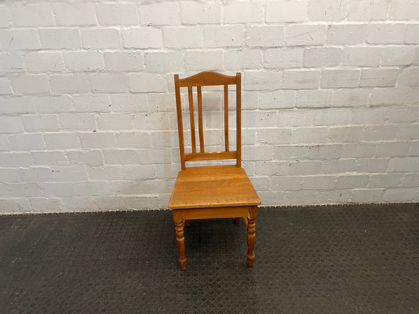 Wooden Dining Chair (Missing Backpiece) - PRICE DROP | 2ndhandwarehouse.com