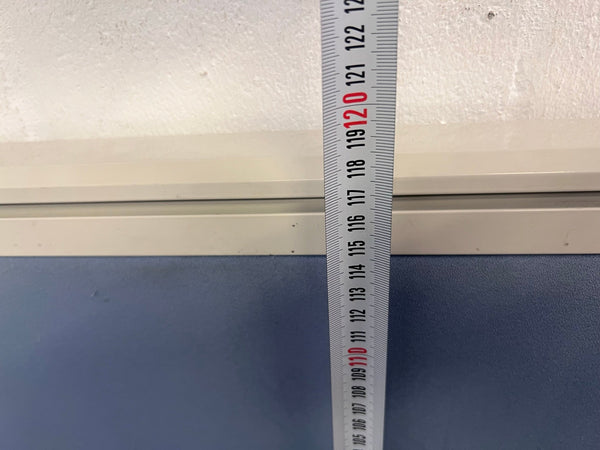 Small Steel Framed Blue Divider (122cm x 119cm) | 2ndhandwarehouse.com