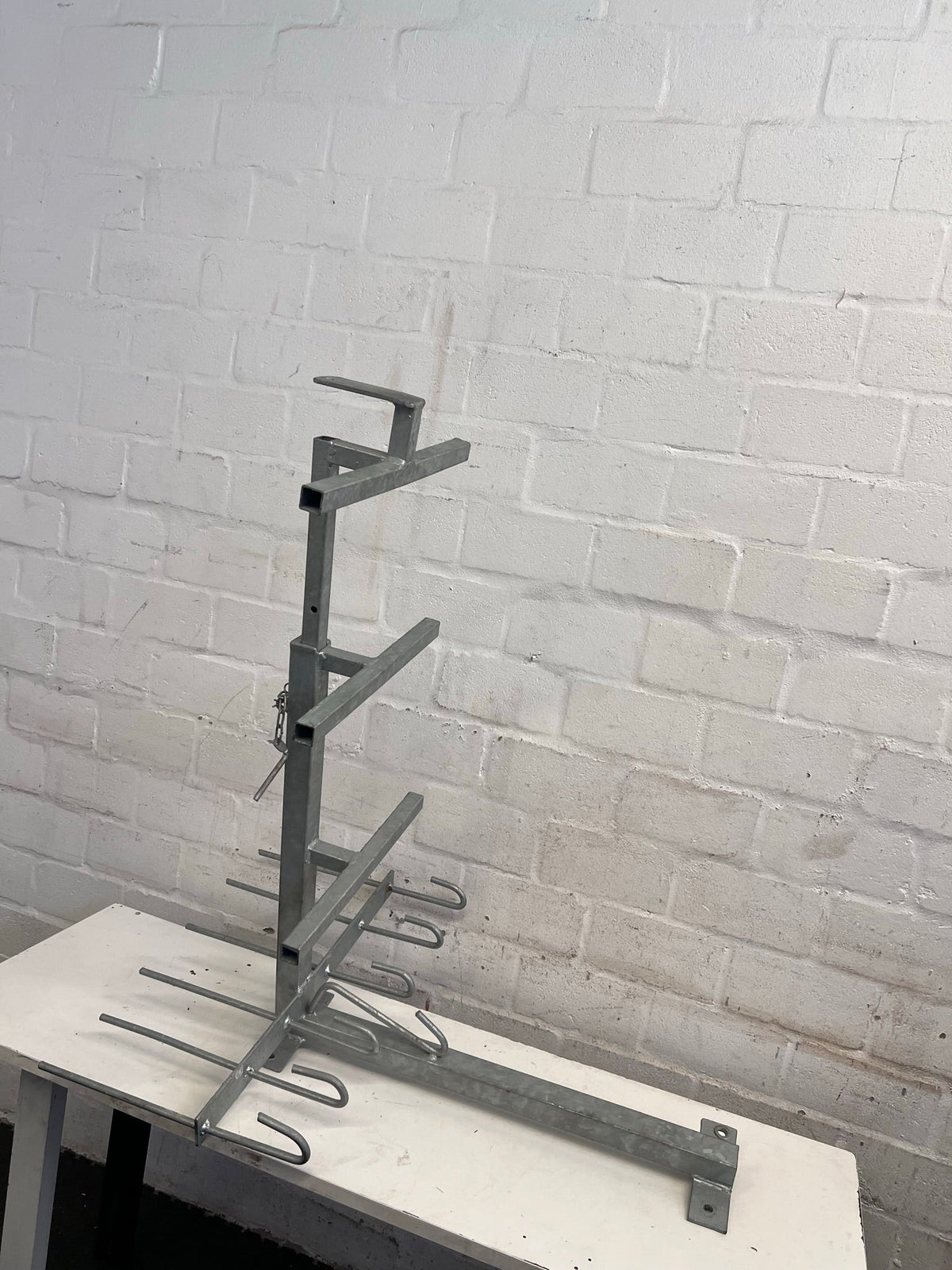 Galvanized Steel Bike Wall Rack | 2ndhandwarehouse.com