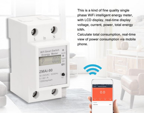 Gently Used Smart WiFi Geyser timer-Built in Watt meter-Smart Life/Tuya ...
