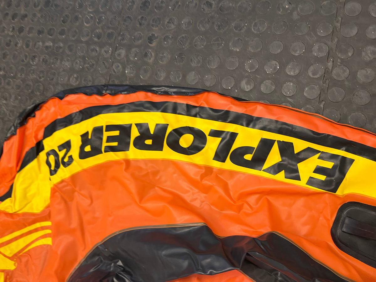 Orange Intex Pool Boat | 2ndhandwarehouse.com