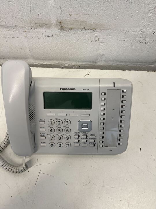 Panasonic White Landline Phone (Executive Brand) (KX-DT546 ...