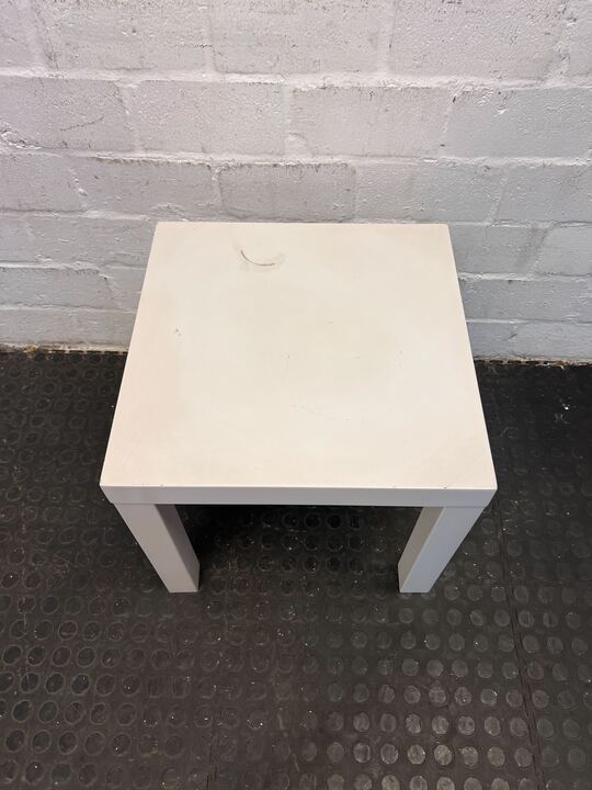 Ikea Styled White Wooden Center Table (Scuff Mark) (Width: 46cm)(Height ...