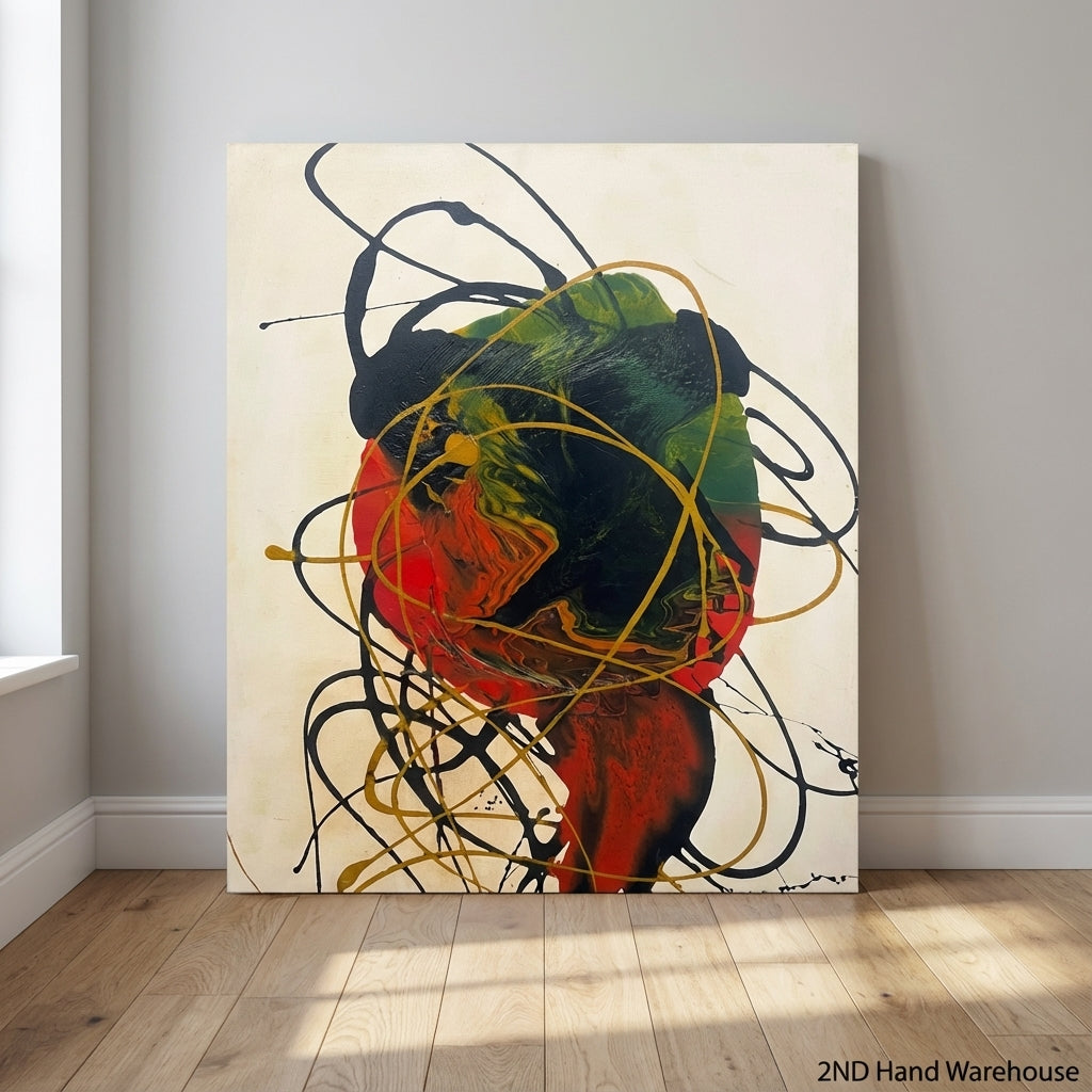 Dynamic Abstract Art Canvas Pastor Perez 120 by 100 | 2ndhandwarehouse.com